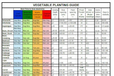 Vegetable Planting Guide ~ Container homes plans