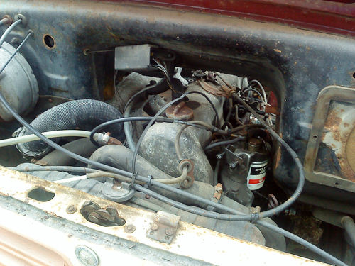 Bedford CF2 Van: Engine swap: MB 300D