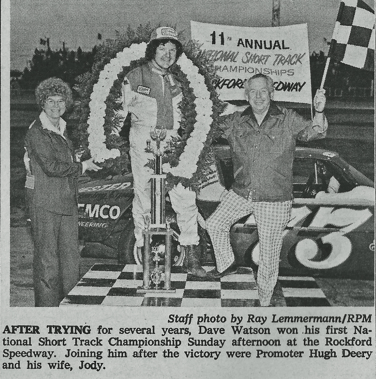 Midwest Racing Archives: 1976 – Watson whips tough Rockford NSTC field