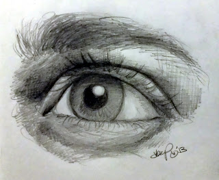 Art by Vanessa Callanta: Eye Studies