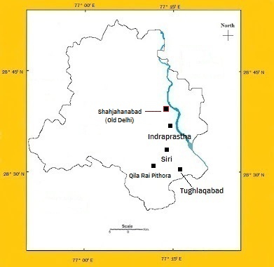 Shahjahanabad (Old Delhi) (1648 A.D.) - The Legacy of Delhi Vol 8 ...