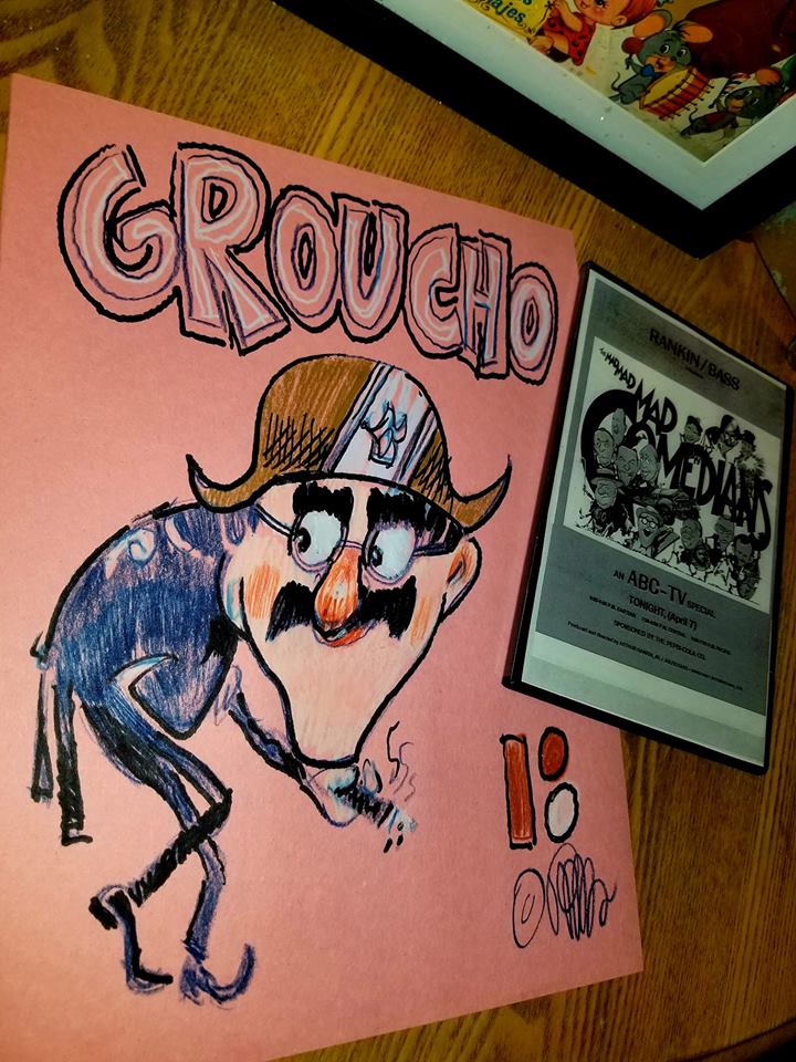 Rankin/Bass-historian: Thursday Morning Groucho Marx art