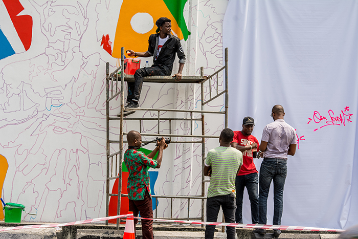 Lagos gets a new make over from Graffiti Artist, Osa Seven!