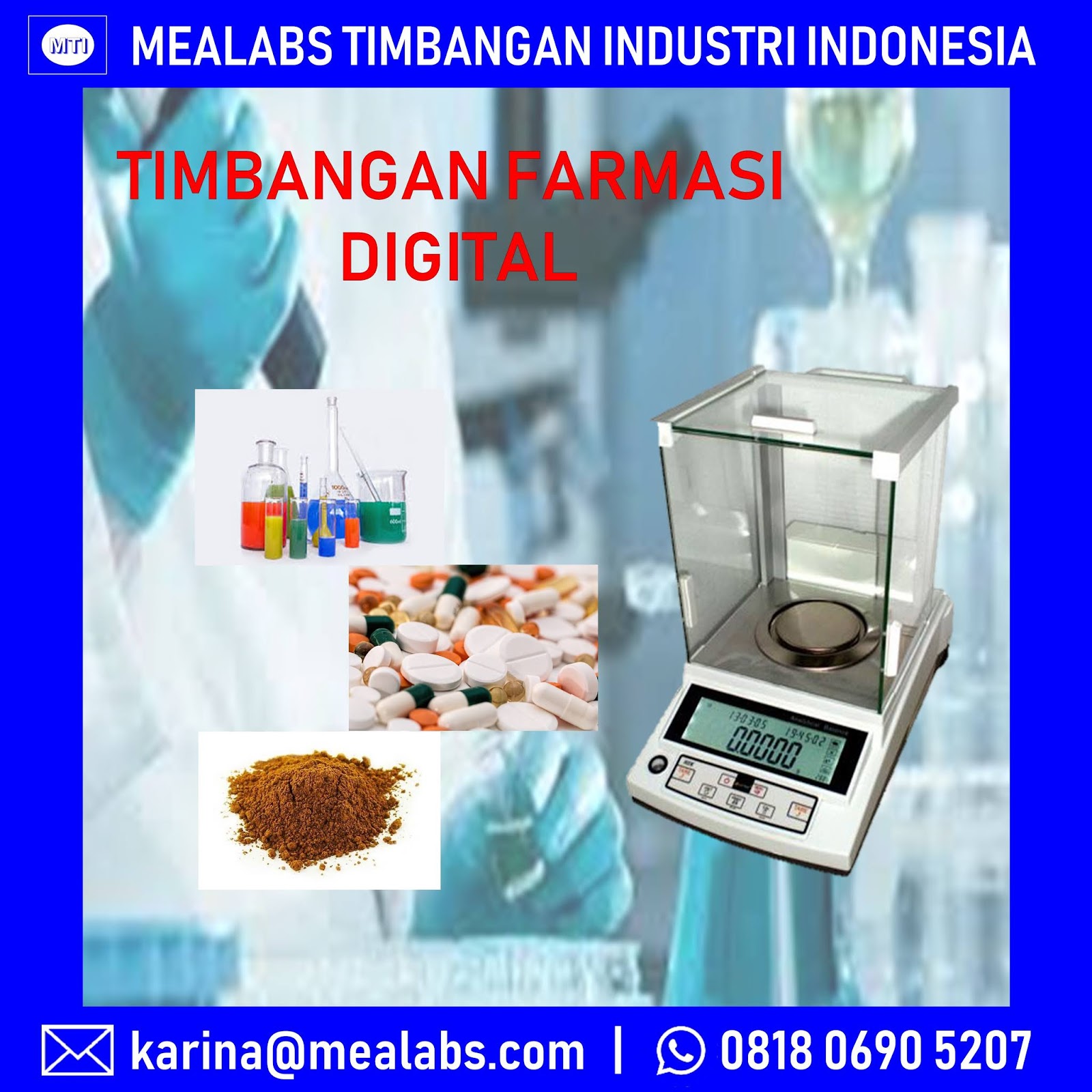 Timbangan Farmasi Digital | Mealabs Timbangan Digital dan Analog