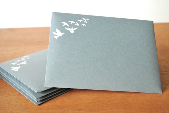 isavirtue: patience made | embossed envelopes