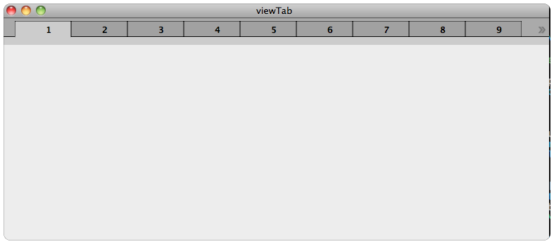 日暮れて道遠し: Cocoa Tabbed Interface tabの最小サイズ