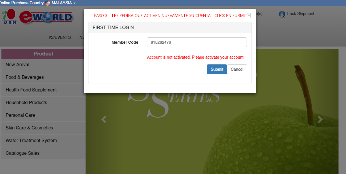 SISTEMA DXN - E WORLD Guía para su activación actualizado 2021