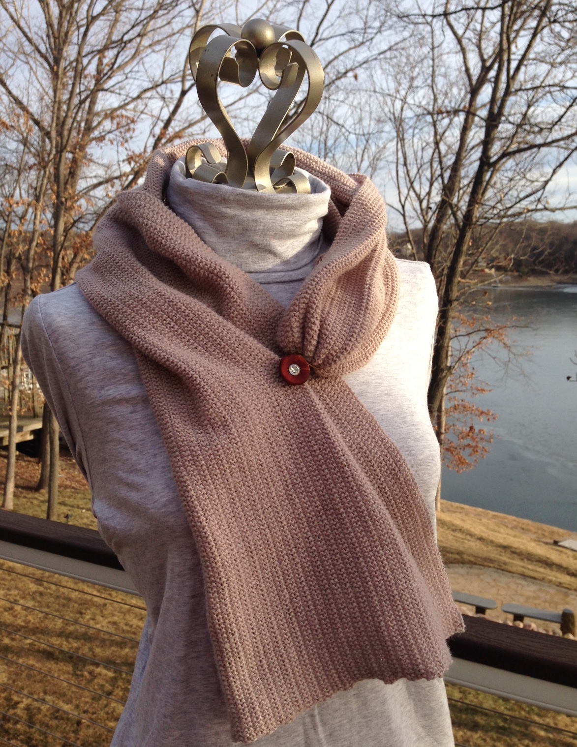 Kriskrafter: Clipper Scarf - Machine Knit FREE Pattern