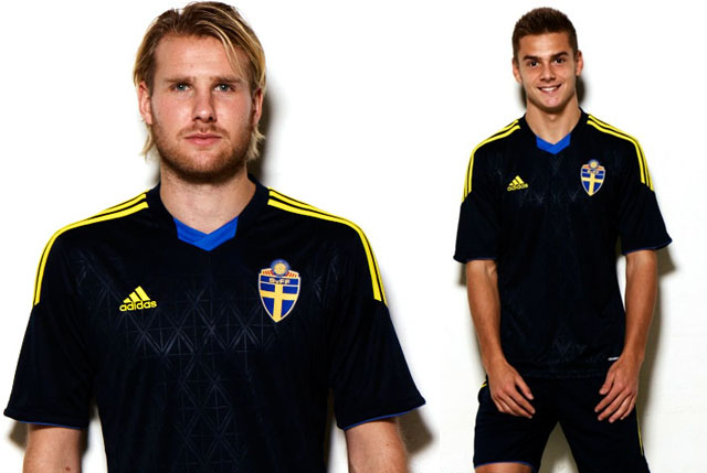 Sweden Adidas Jersey 2013-2014 Home and Away Kit