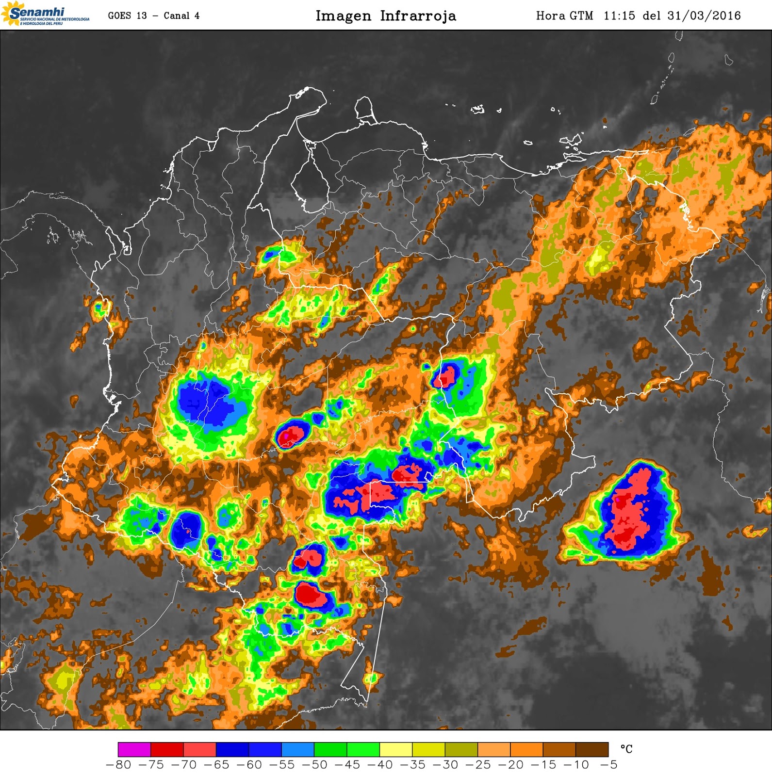 El tiempo meteorológico en Venezuela: Previsión meteorológica para ...