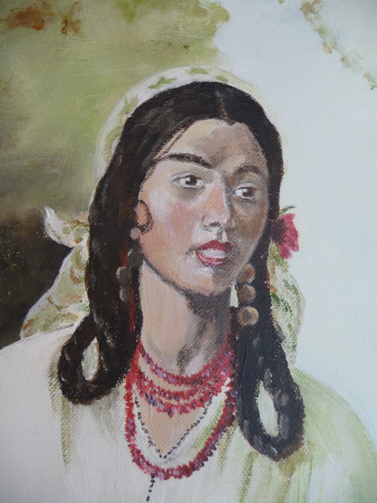 et francine peint: La Tzigane