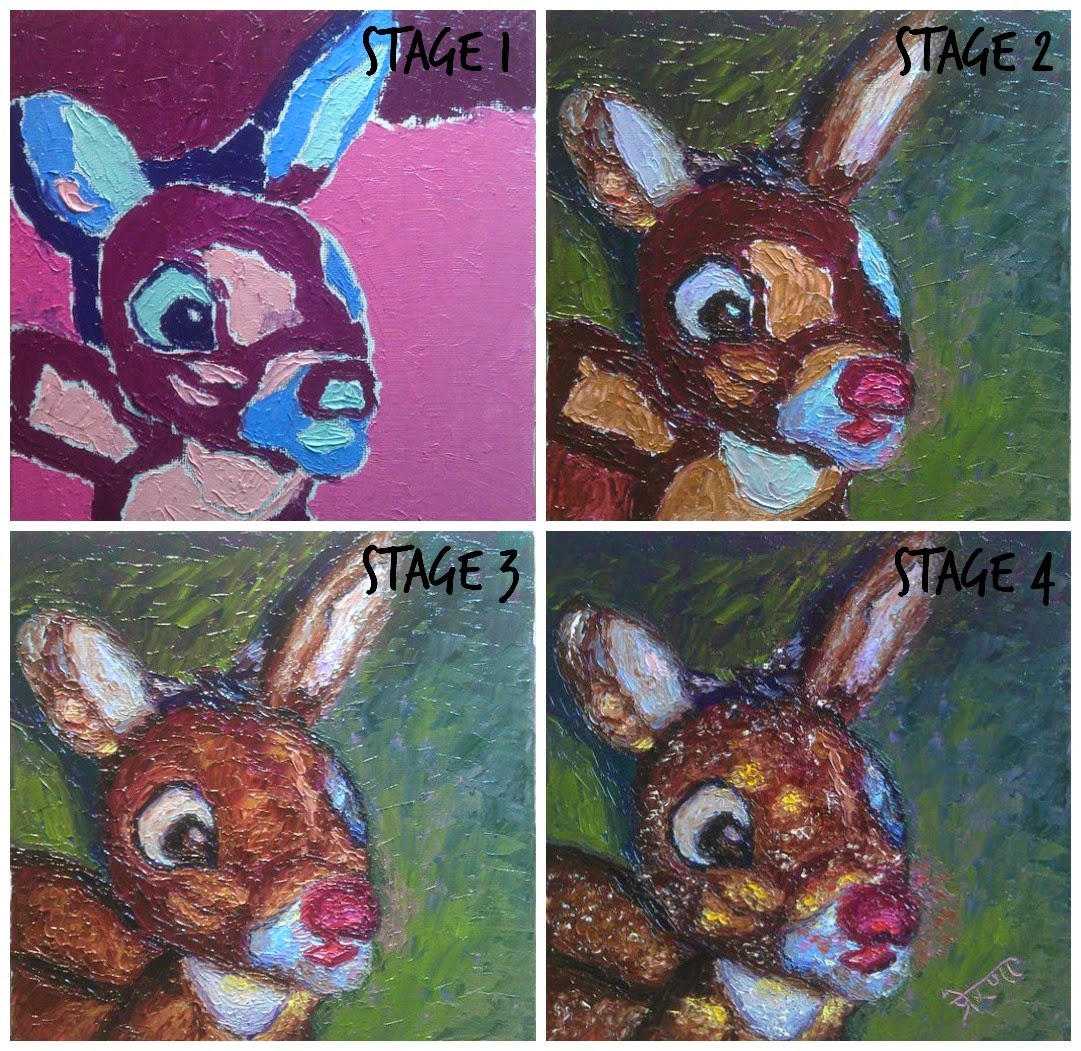 Art by Prerana Kulkarni: Rudolph The Red Nosed Reindeer