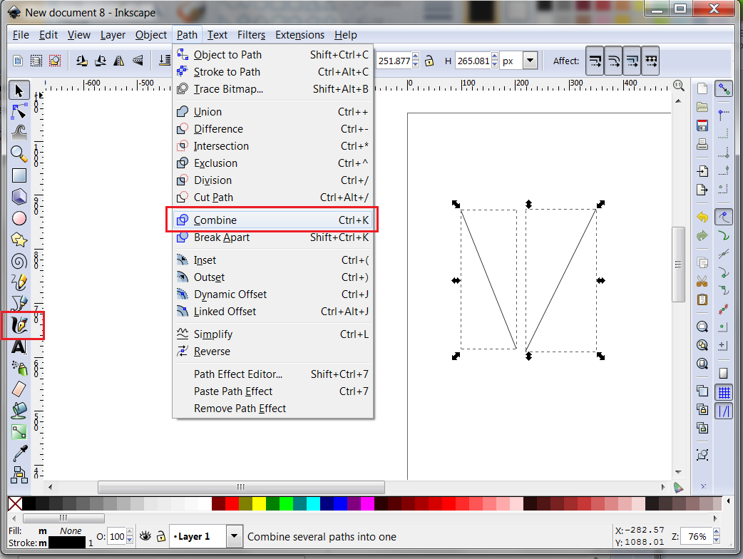 A Visual Quest: Curve Stitching