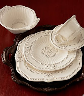Home Sweet Home: Embossed Dinnerware