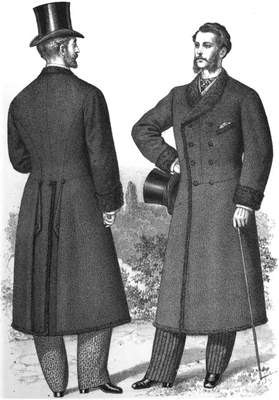 19th Century Historical Tidbits: 1872 Men's Fashions