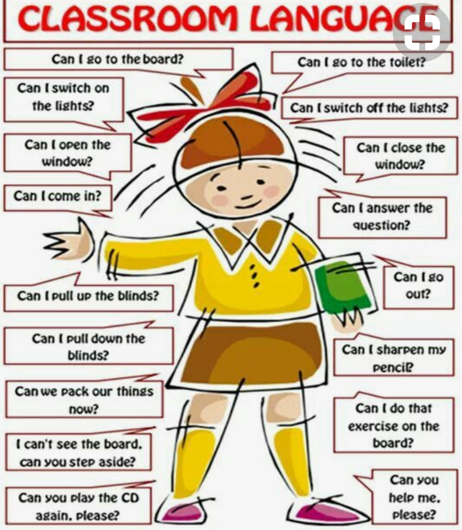 My school: CLASSROOM LANGUAGE