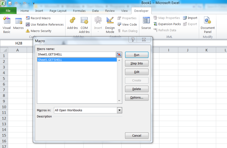 TechJournal: Restricted Citrix Excel Application Escapes
