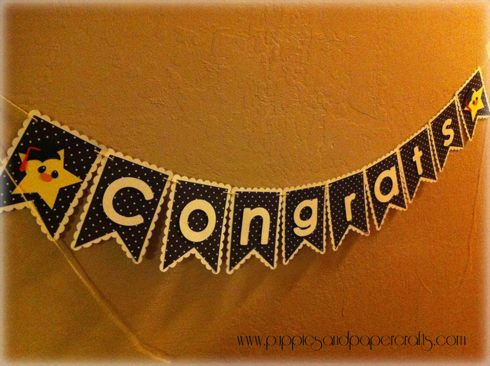 Ricketts Cricuts: Congrats Banner