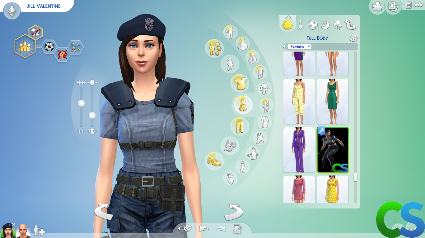 Jill Valentine costume ~ Cepzid Sims