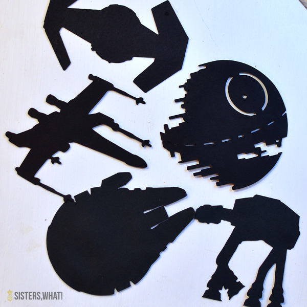 How to make Star Wars Paper Ship toys - Sisters, What!