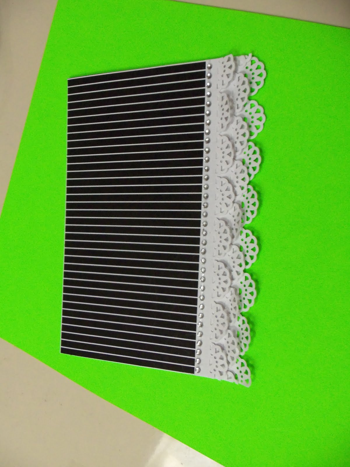 Paper Zone inspire.design.create: Ruffle Lace Card