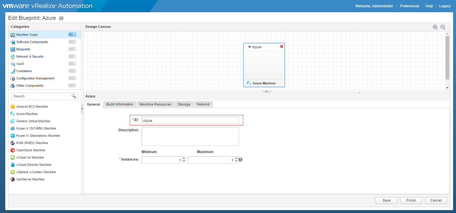 -: vRA Integration with Microsoft Azure