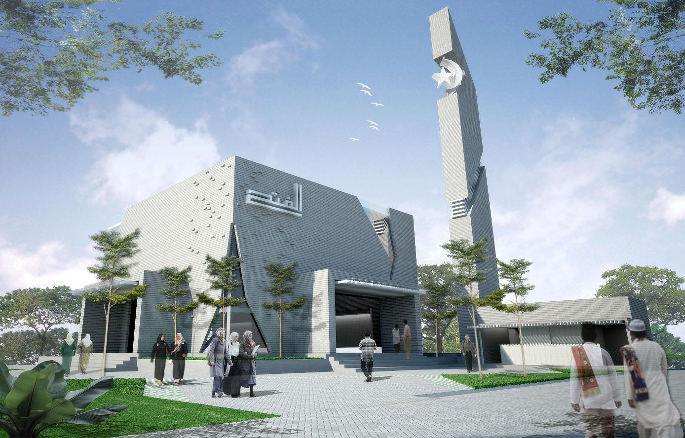 53 Model Desain Masjid Minimalis Modern Unik Terbaru 2018 - Model ...