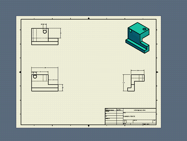 A. Acosta's Engineering Design Portfolio: Isometric Working Drawings ...