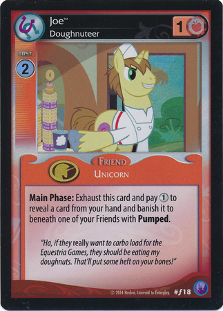 MLP Joe, Doughnuteer CCG Cards | MLP Merch