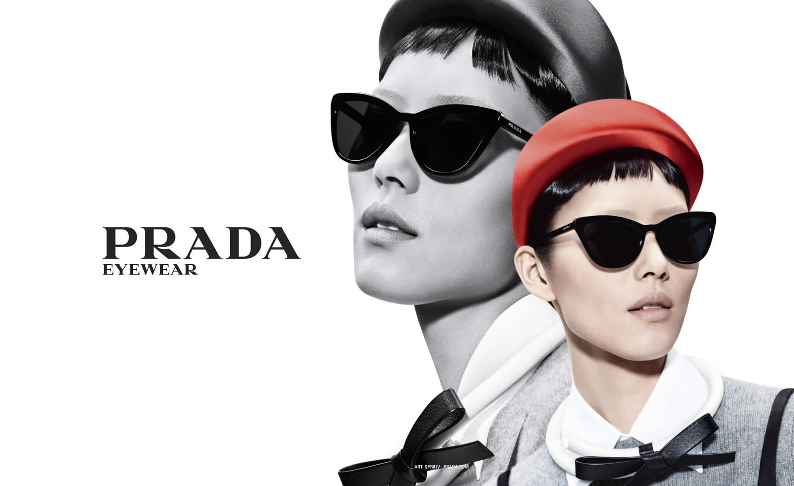 Ad Campaign: Prada Spring/Summer 2019: Freja Beha, Gigi Hadid, Liu Wen ...
