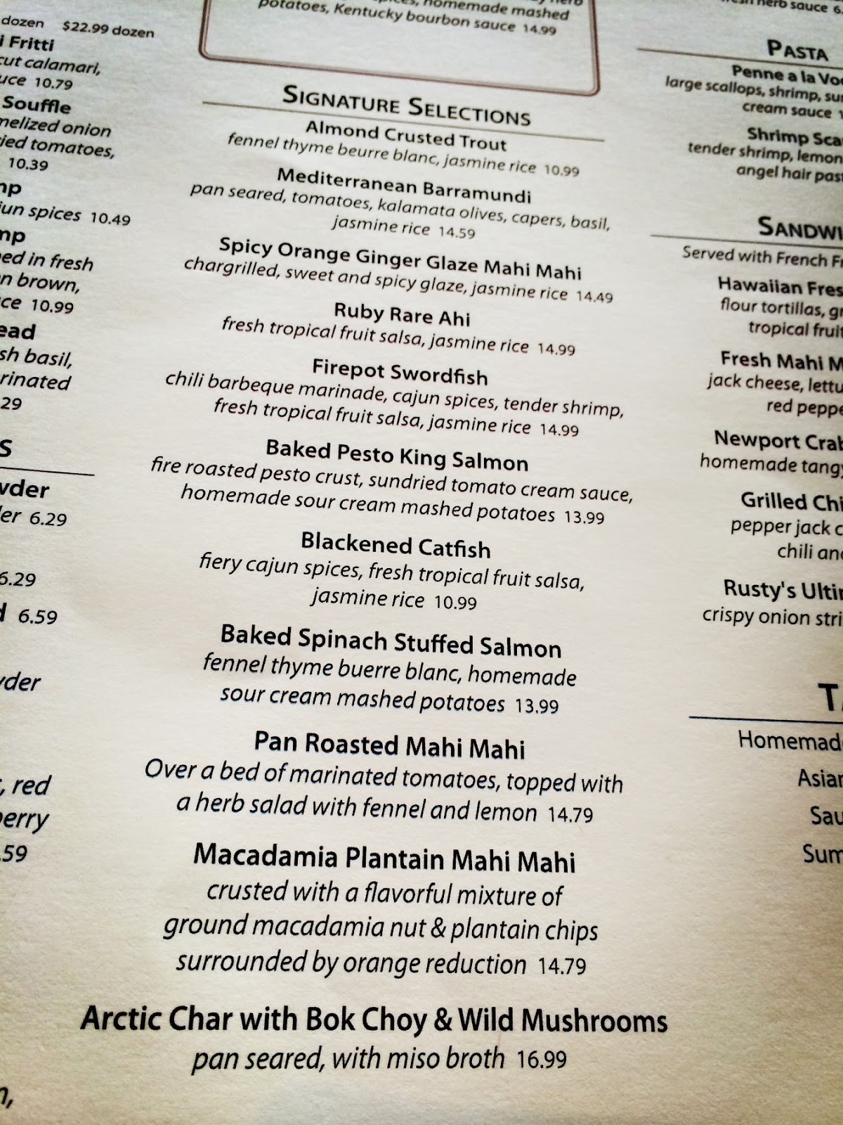 美味人生 Ruth's Food Journal: Rusty Pelican 有海景的海鮮餐館 - Newport Beach, CA