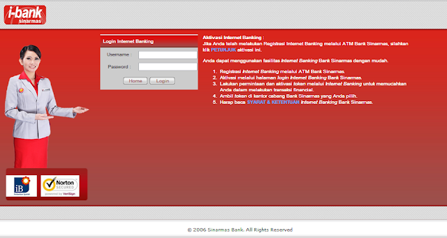 BANK: BANK SINARMAS Internet Banking