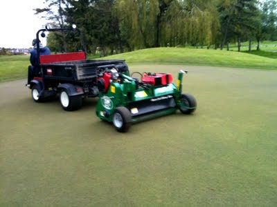 Quilchena Golf Club Turf Care: It's a busy Maintenance Morning!