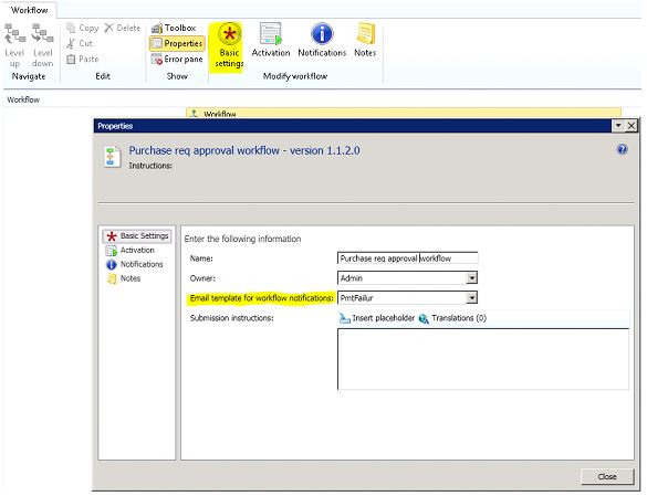 D365 F&O: How to Send Email Notification Of Workflow