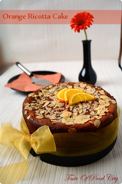 Taste of Pearl City: Orange Ricotta Cake