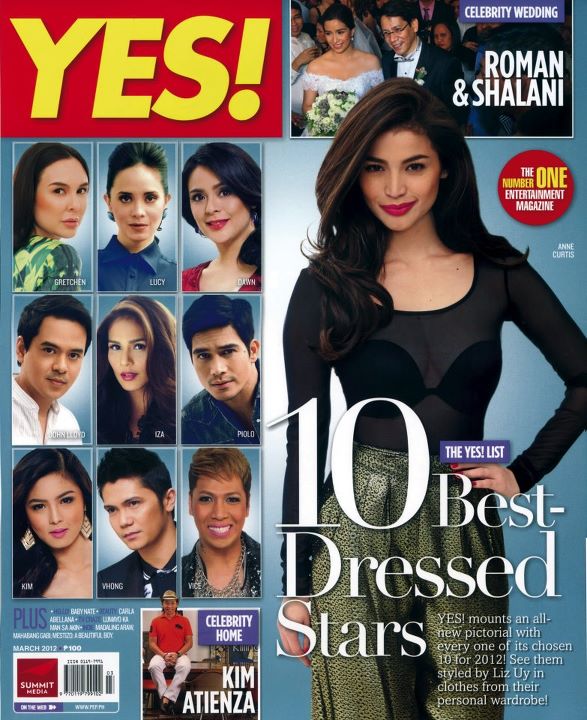 Turtz on the Go: Anne Curtis with the 10 Best-Dressed Stars Cover Yes ...