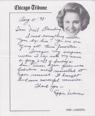 Every goddamn day: 01/23/24: A visit with Ann Landers