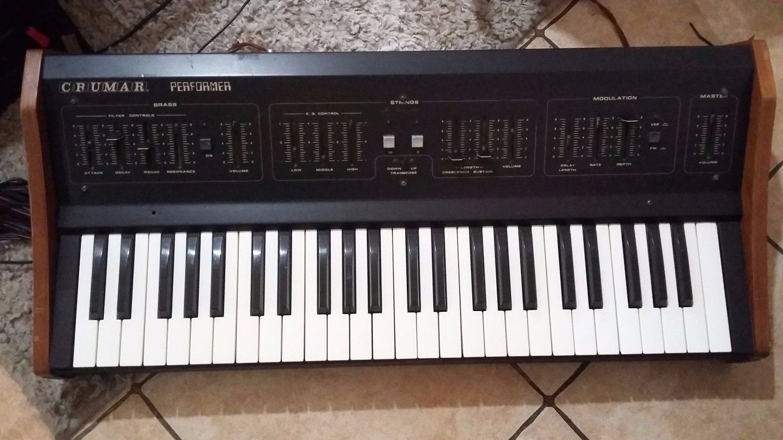 MATRIXSYNTH: Vintage CRUMAR Performer analog String and Brass ...