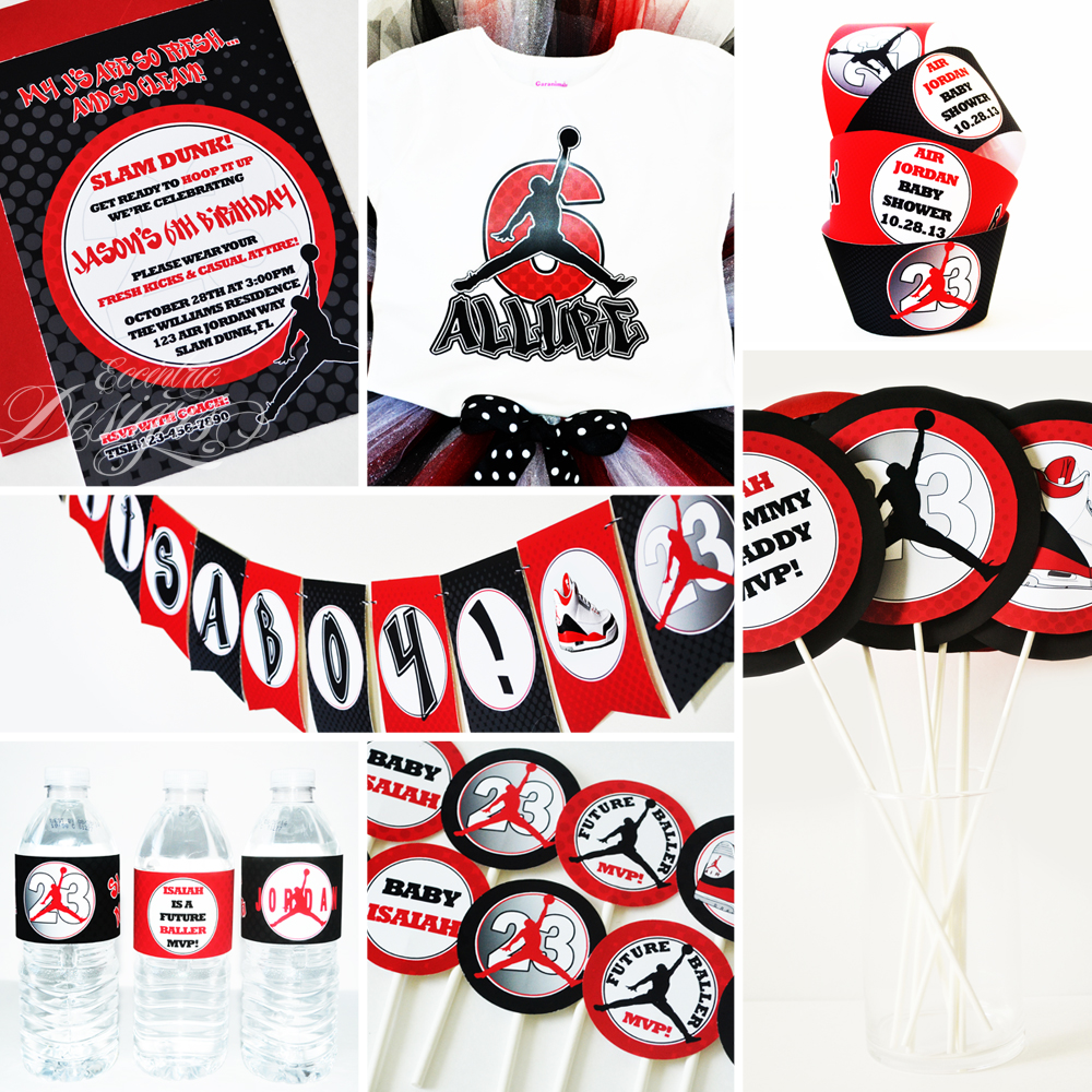 Eccentric Designs by: Latisha Horton: Air Jordan Birthday Party ...