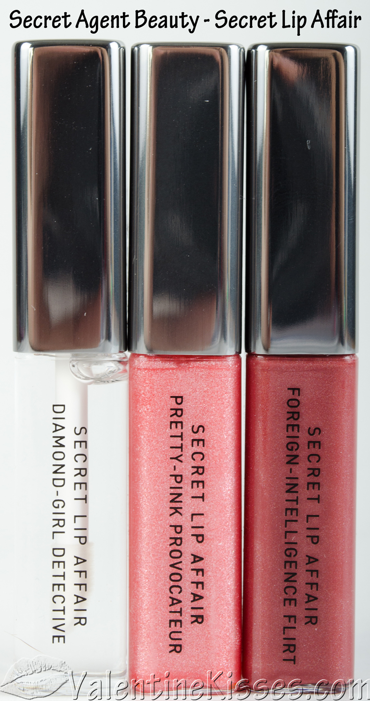 Valentine Kisses: Secret Agent Beauty Secret Lip Affair, 3 shades ...