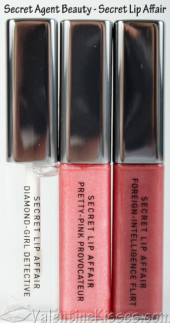 Valentine Kisses: Secret Agent Beauty Secret Lip Affair, 3 shades ...