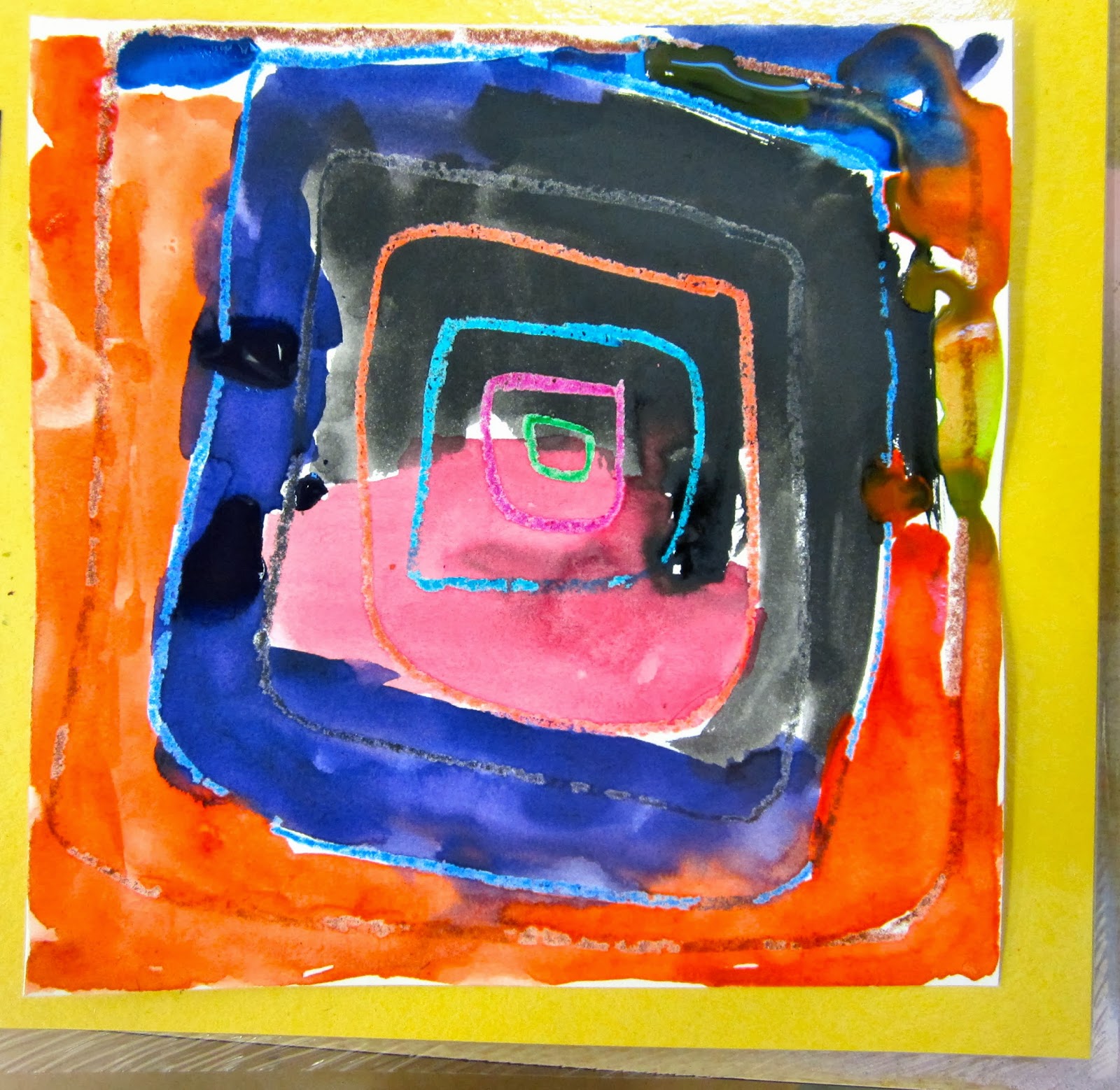 King Elementary Art Room: 2nd Grade Concentric Shapes
