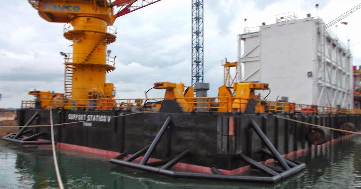 On Hire ROB Survey & Condition Survey Crane Barge Support Station V ...