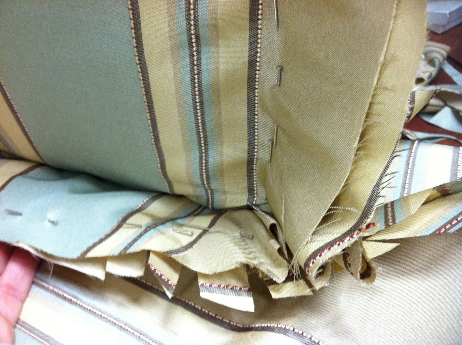 The Drapery Lady: Wing Chair Slipcover Instruction