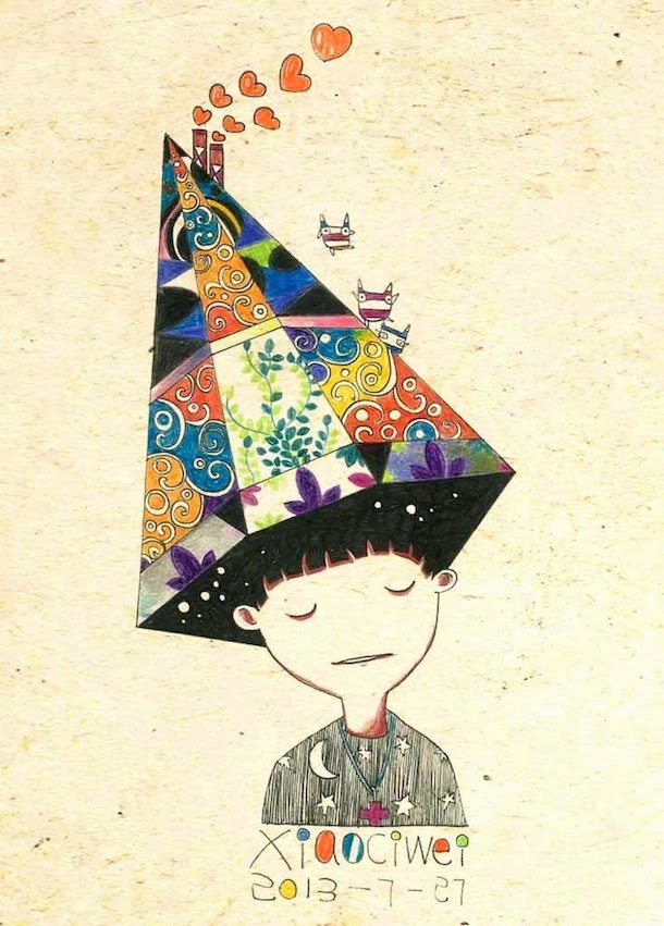 Pinzellades al món: Les il·lustracions de Xiao Ci Wei: xiquets plens d ...