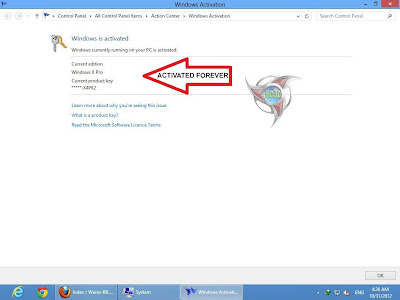 Activator Windows 8 Professional Final Retail (x86/x64)