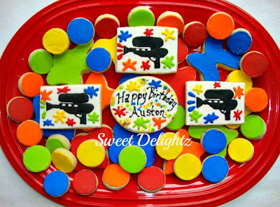 Sweet Delightz: Paintball Cake and Cookies