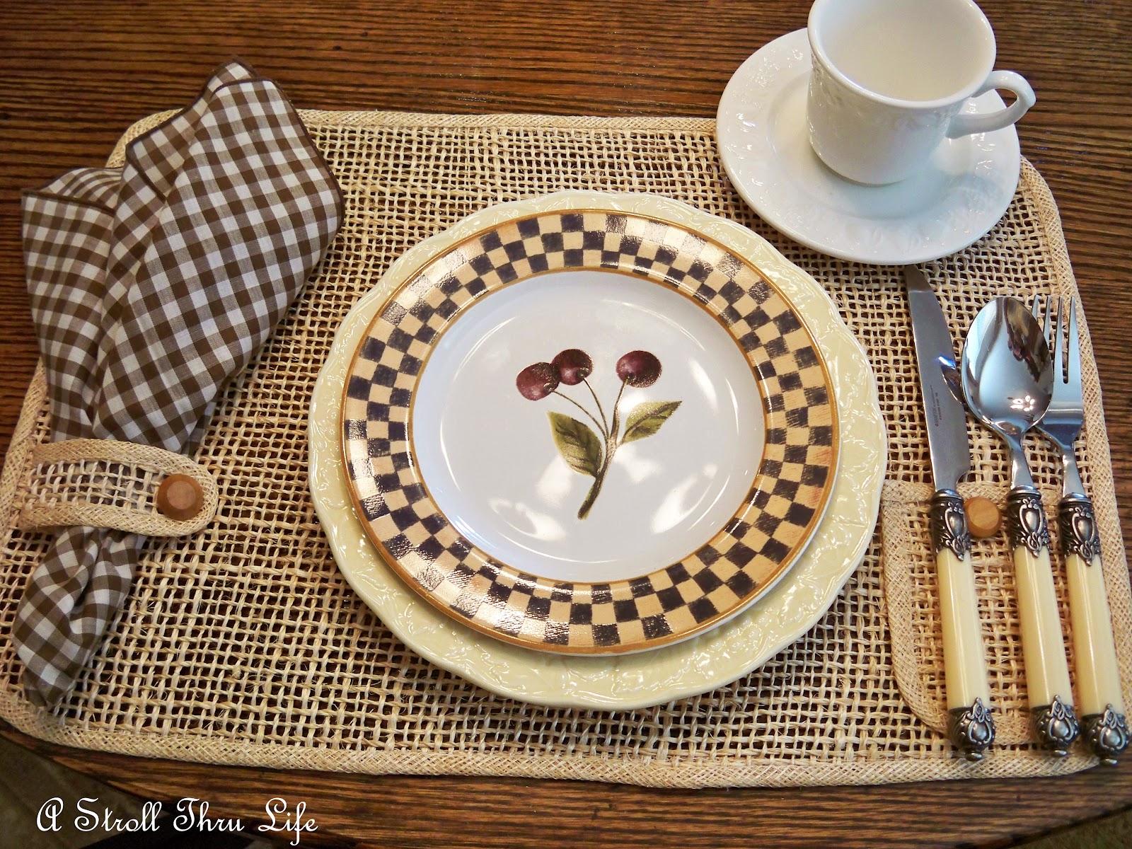 Simple Easy Breakfast Table - A Stroll Thru Life