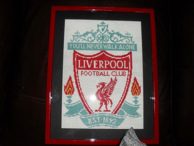 EASY PATTERNS: Liverpool FC cross-stitch pattern