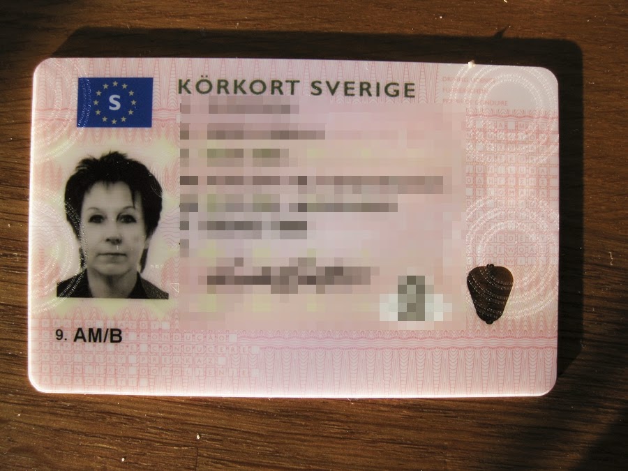 Glöm dina bekymmer, i morgon kommer nya.: Nytt körkort